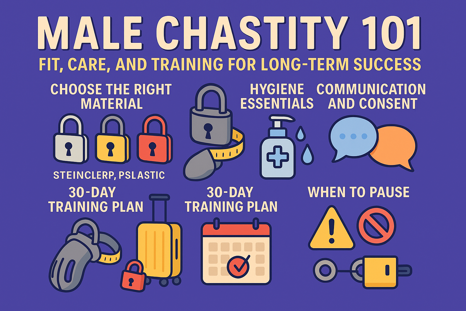 Male Chastity 101: Fit, Care, and Training for Long-Term Success – Sissy Lux