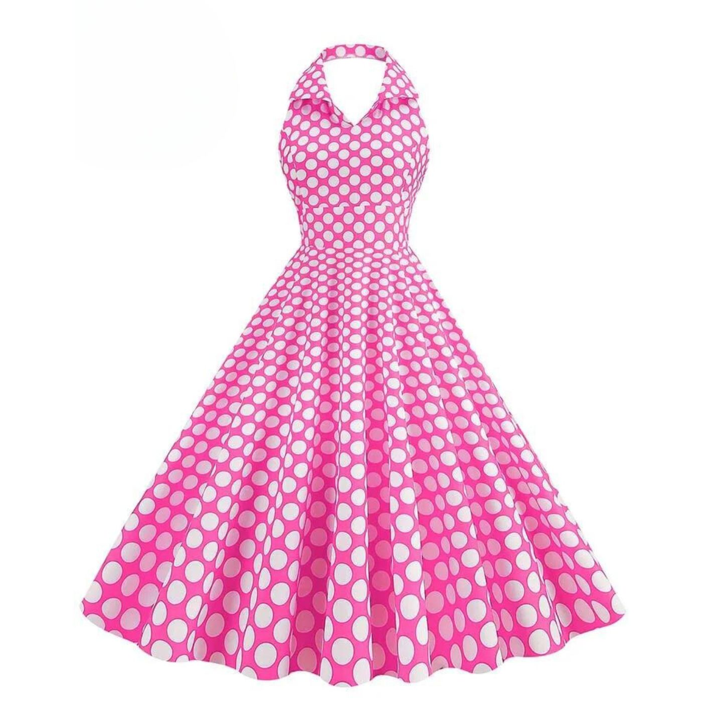 Crossdressing Halter Swing Dress – Sissy Lux