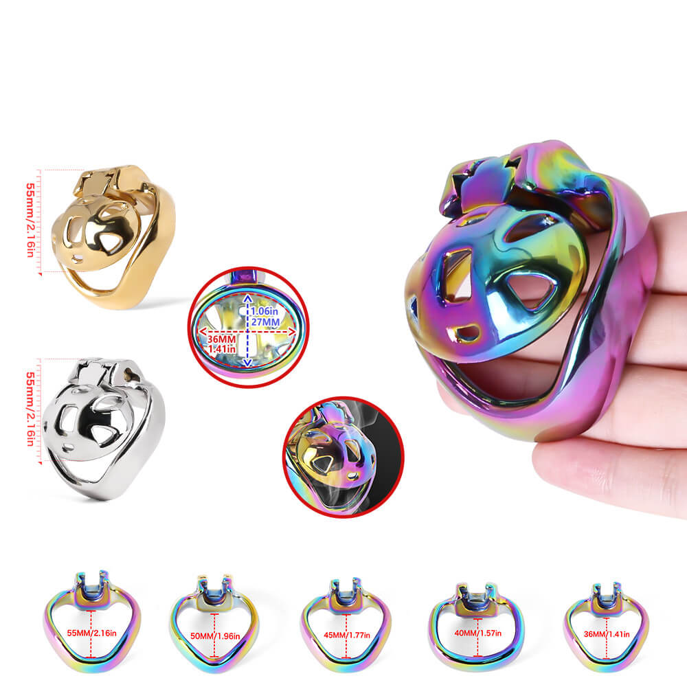 HT-V4 Stainless Steel Super Small Chastity Cage – Sissy Lux