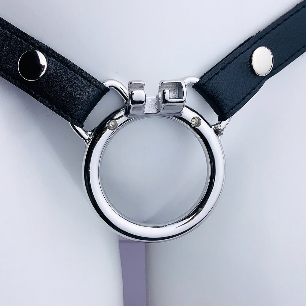 Leather Chastity Cages Anti-off Adjustable – Sissy Lux