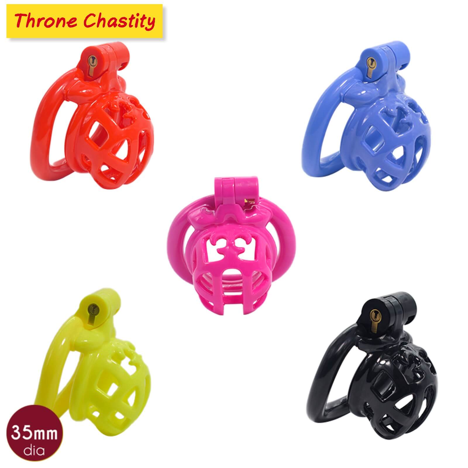 Resin Throne Chastity Cage – Sissy Lux