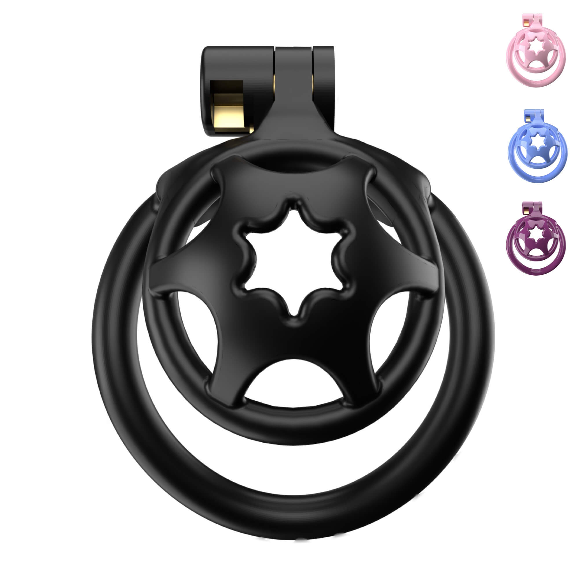 Super Small WX-2 Sissy Chastity Cage With 5 Arc Rings – Sissy Lux