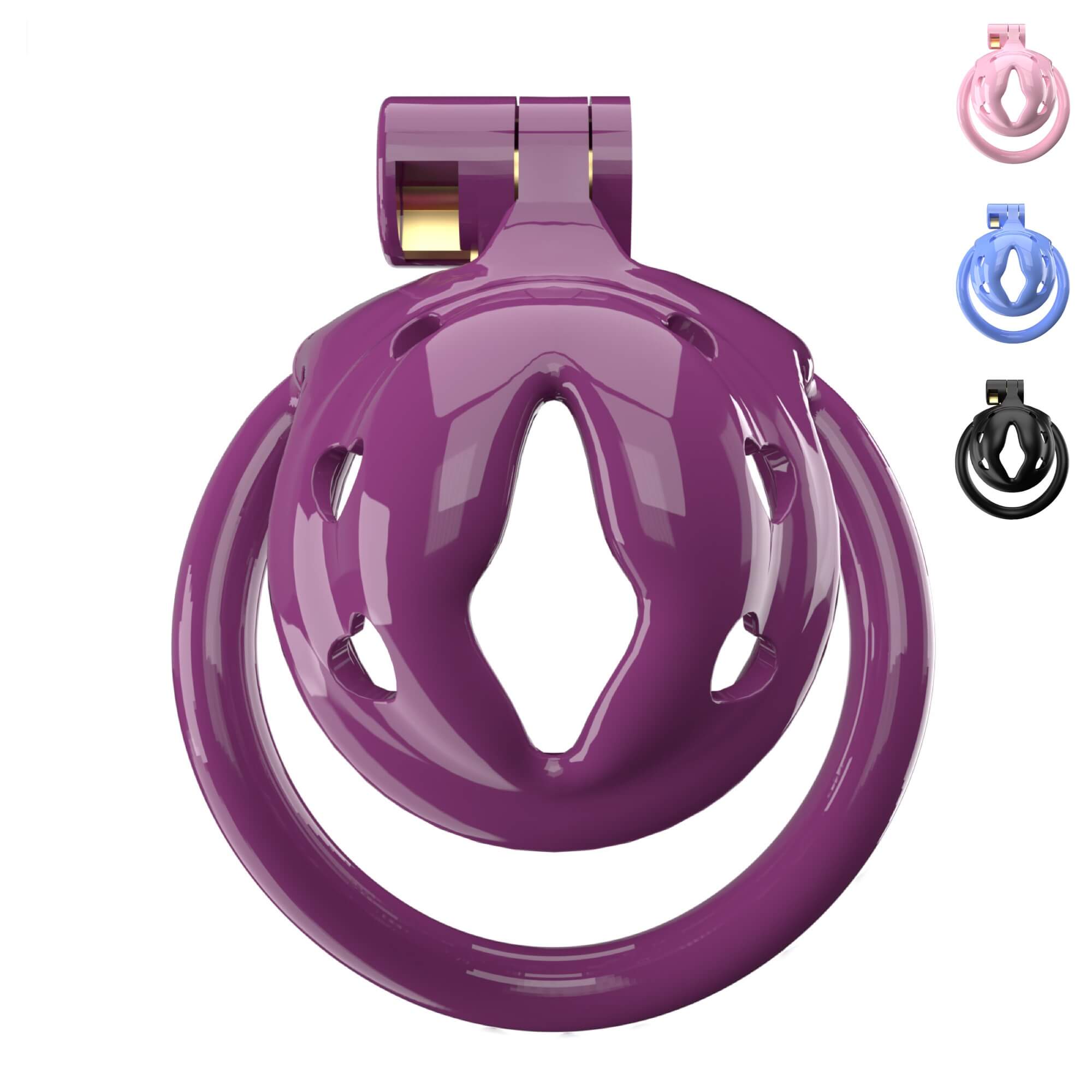 Super Small WX-1 Sissy Chastity Cage With 5 Arc Rings – Sissy Lux