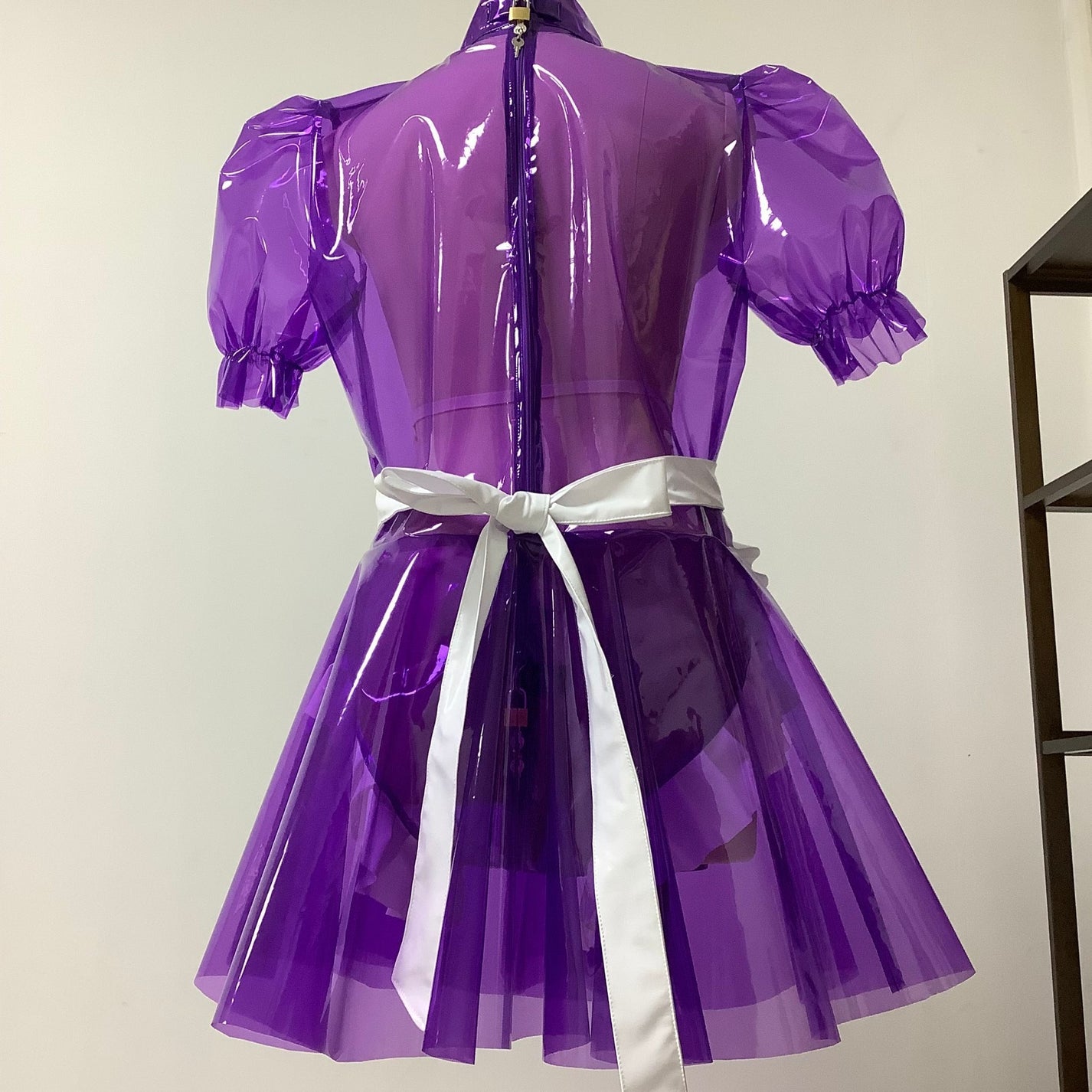 See Through Lockable French Maid Dress – Sissy Lux